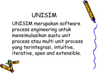 pendahuluan tentang mata kuian simulasi proses | PPT