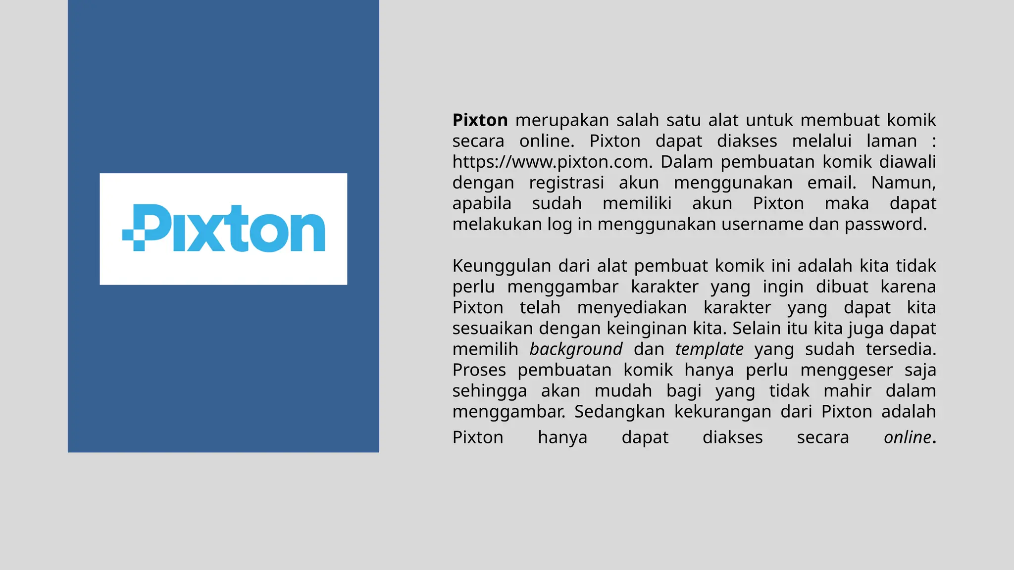 ELECTRONIC-COMIC PEMBELAJARAN PIXTON.pptx