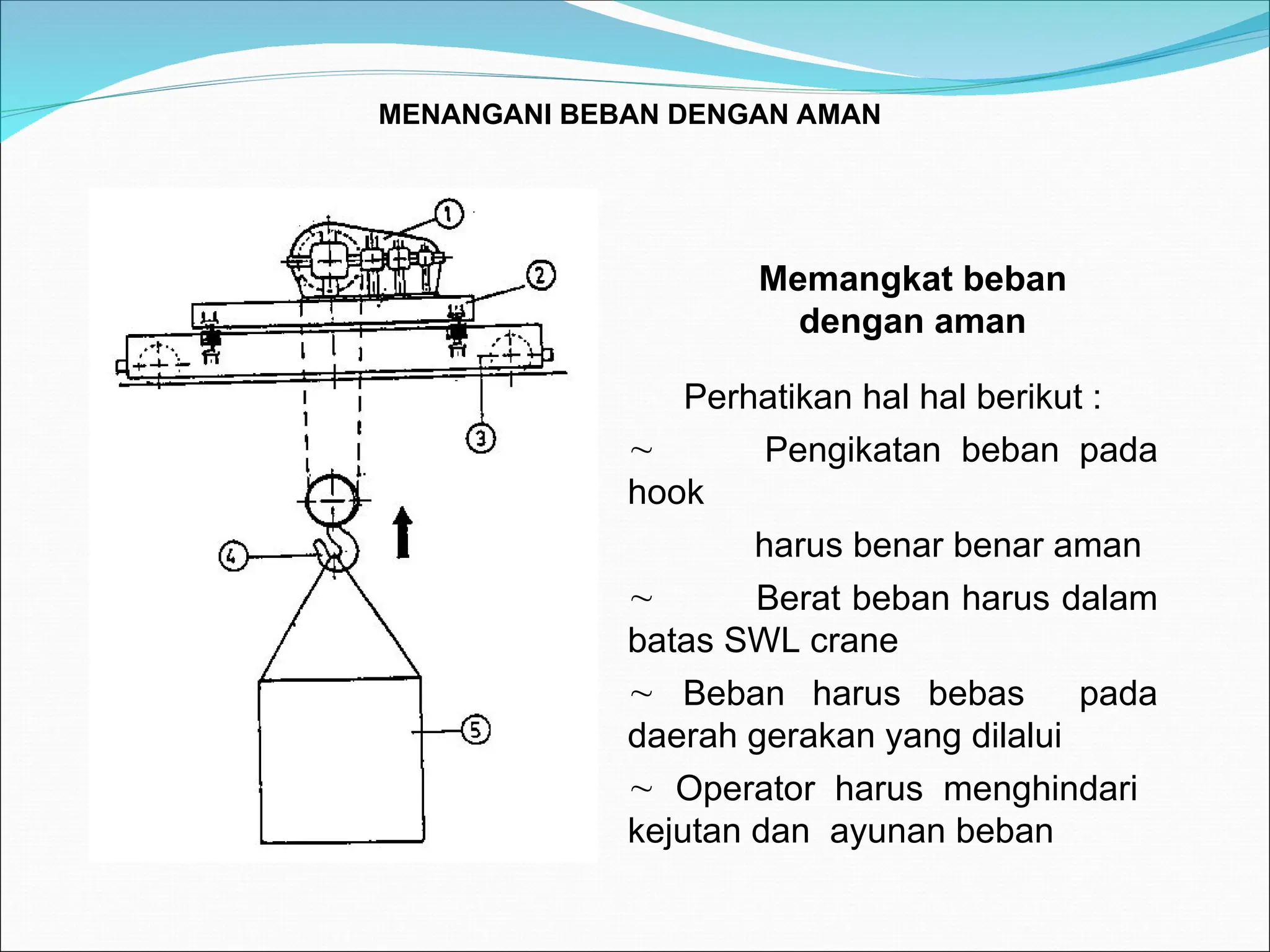 Pengetahuan dasar tentang Over Head Crane .ppt