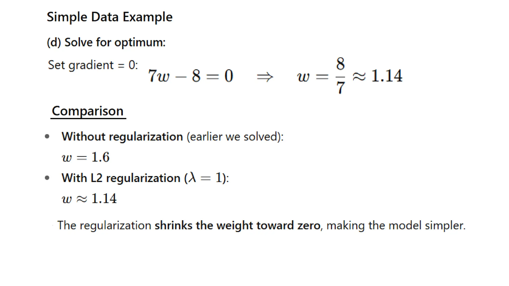 L2 Regularization for Deep Learning with example | PPTX