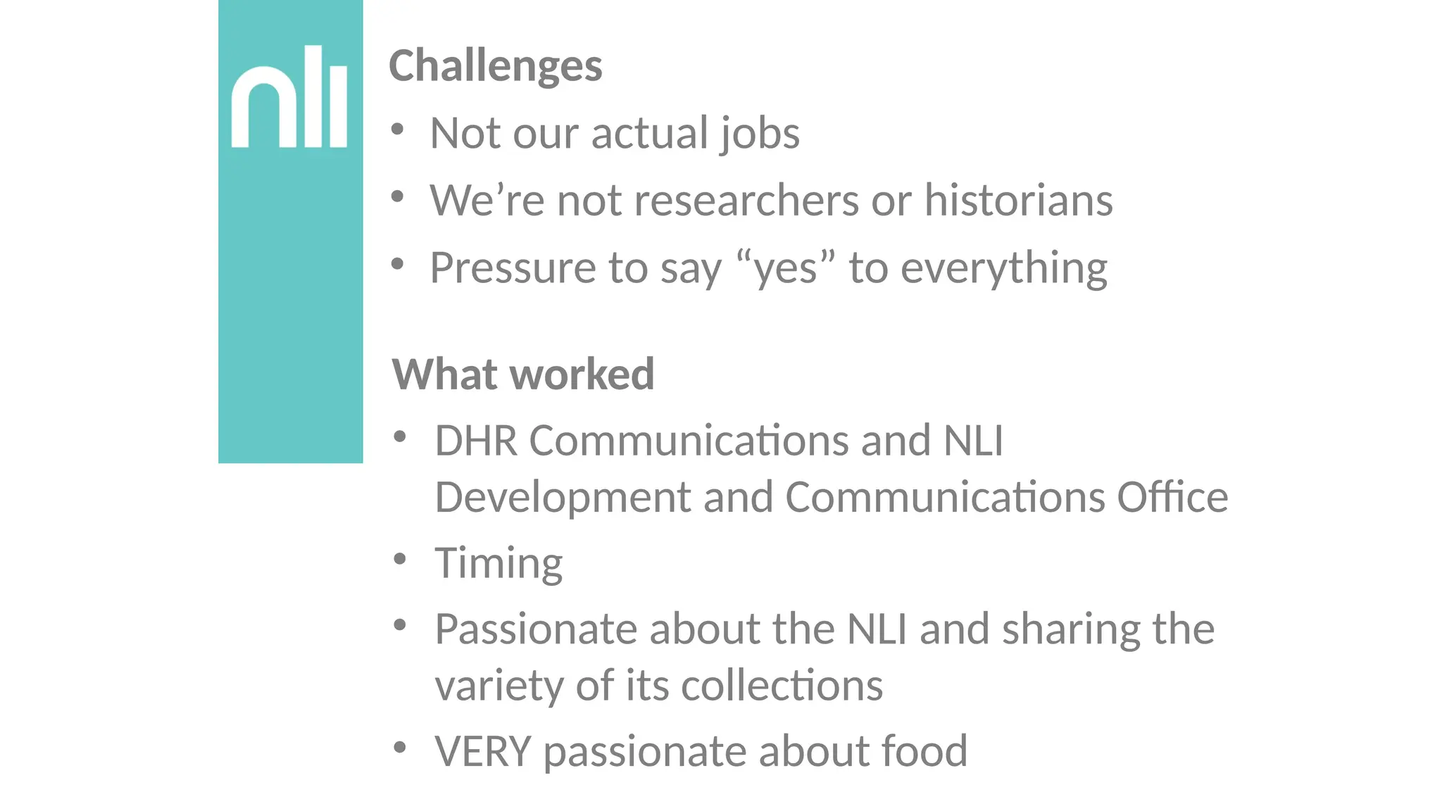 1. Nora Thornton (NLI) - Cooking the Books.pptx