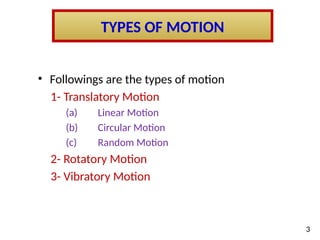 1. Translatory Motion and Equation of Motion.pptx