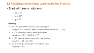 L2 Regularization for Deep Learning with example | PPTX