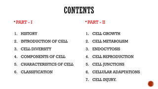 STRUCTURE AND FUNCTION OF CELL PART 1.pptx