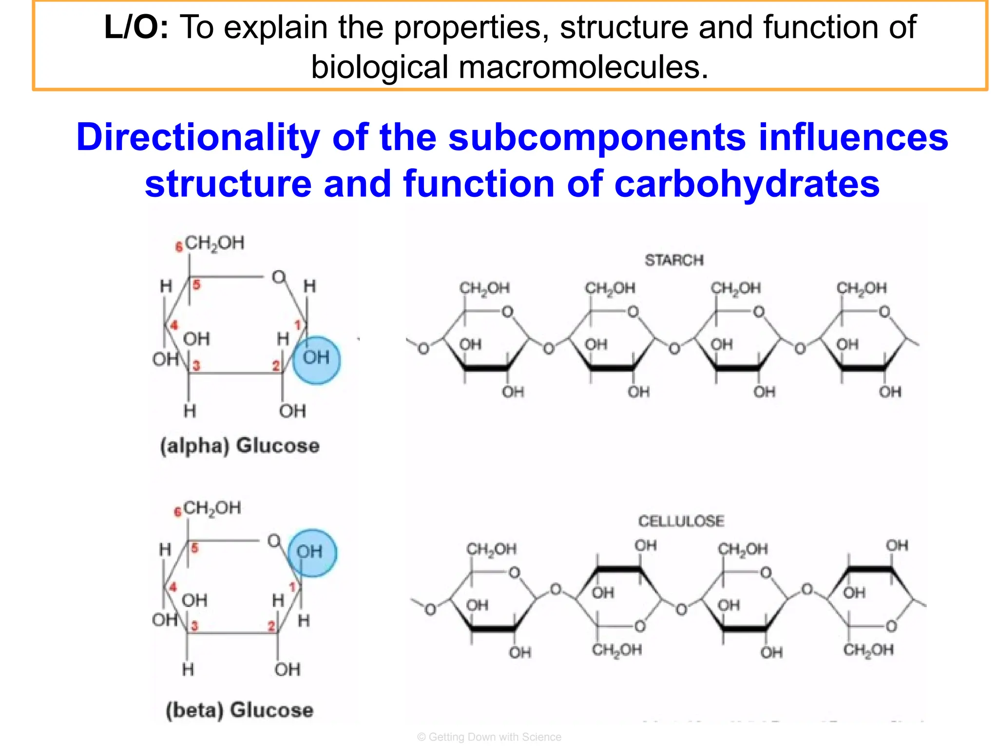 1.4, 1.5 & 1.6 Properties, Structure and Functions of Biological ...