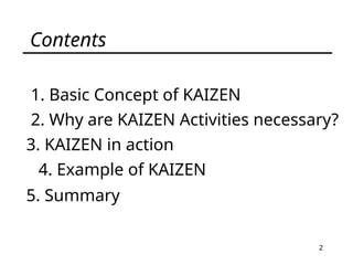 1.Kaizen overview(VTCS DODOMA).pptxnnnnn | PPTX