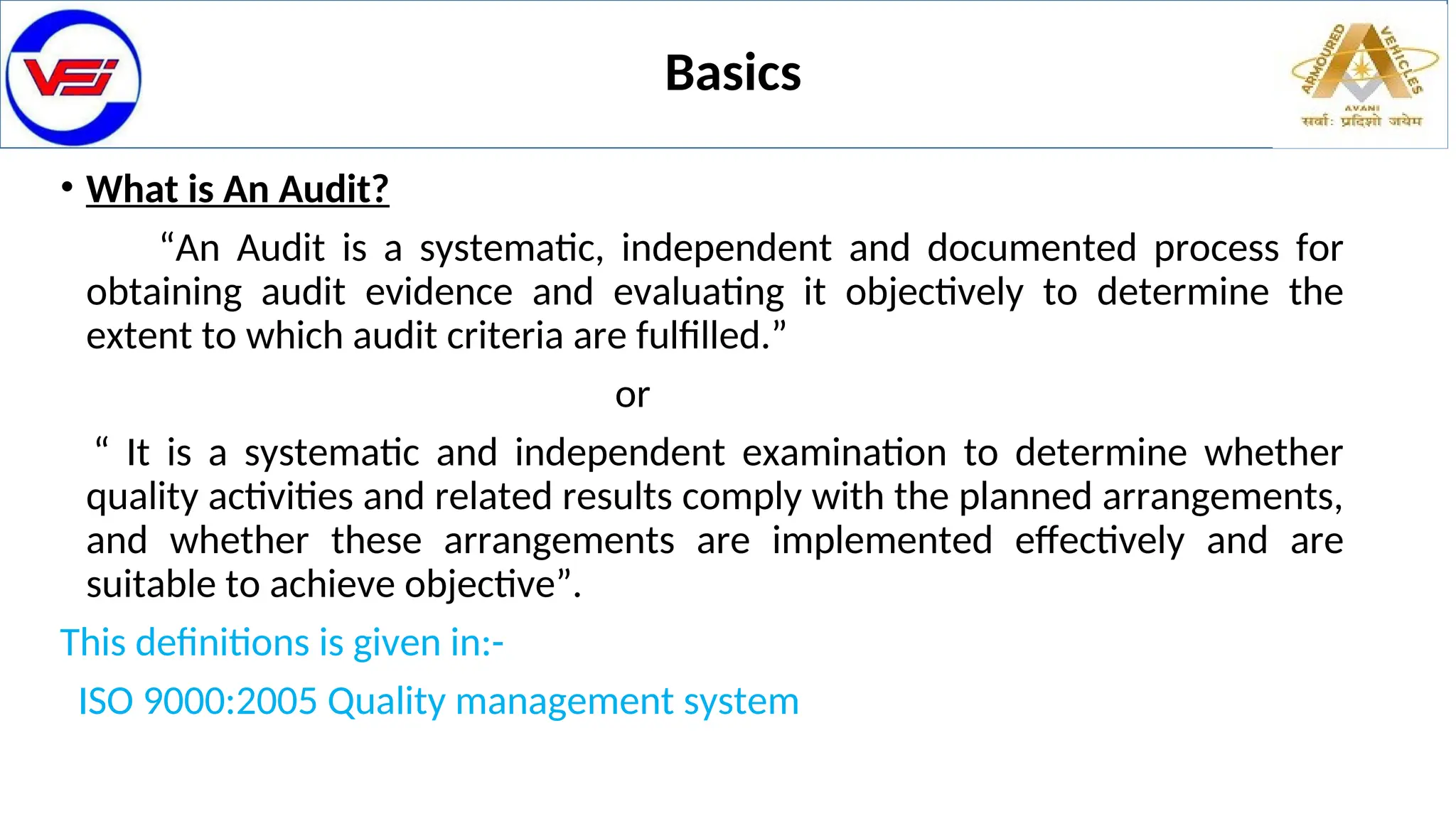Training on Process Audit for Quality improvement PPt.ppt