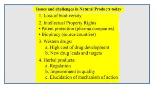 INTROduction TO NATURAL PRODUCTSand their importance | PDF