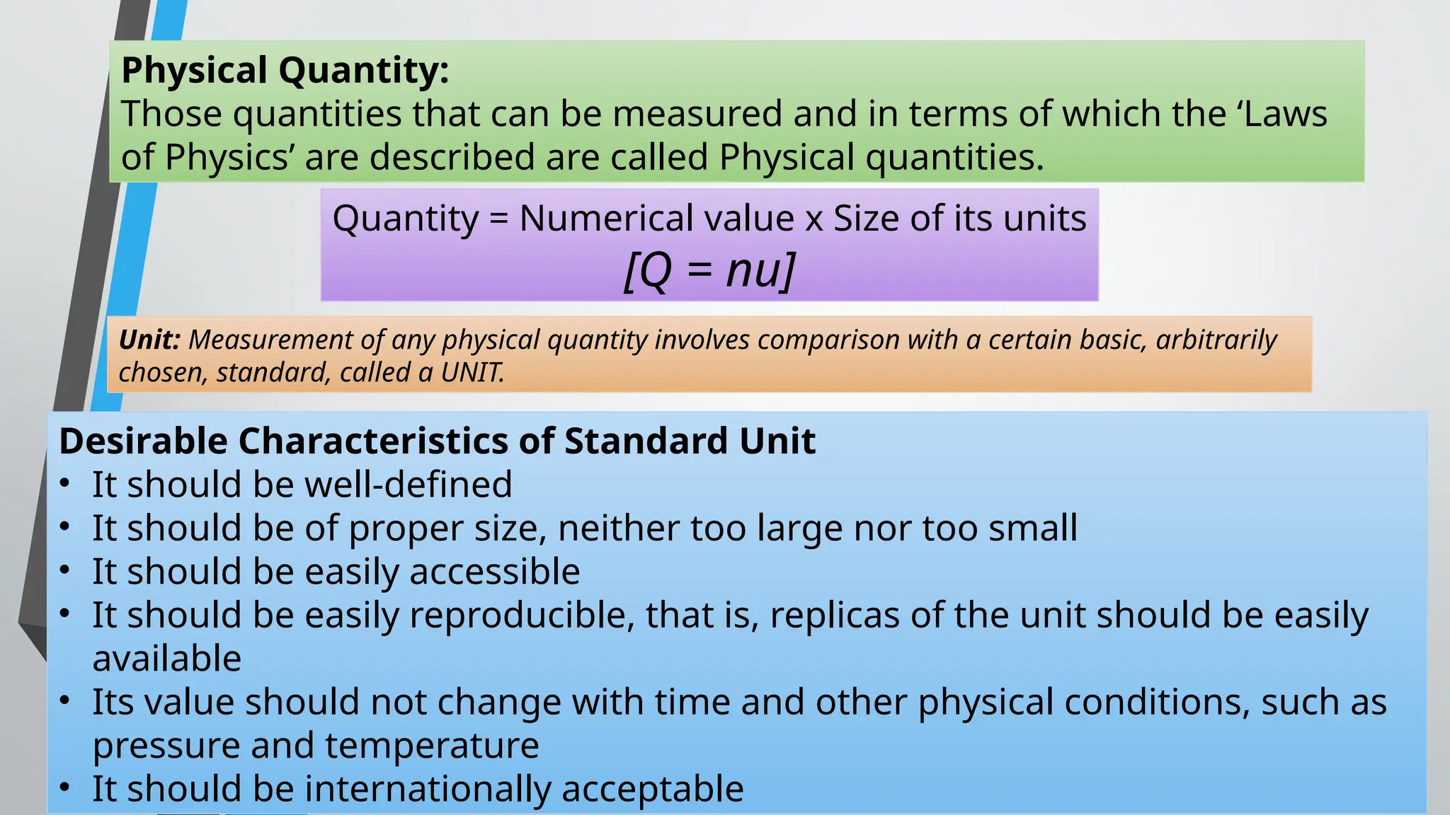Units & Measurement cbse class 11 physics powerpoint presentation | PPTX