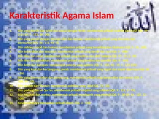 Tabiat Agama Islam yang menjadi ciri khas seorang Muslim.pptx