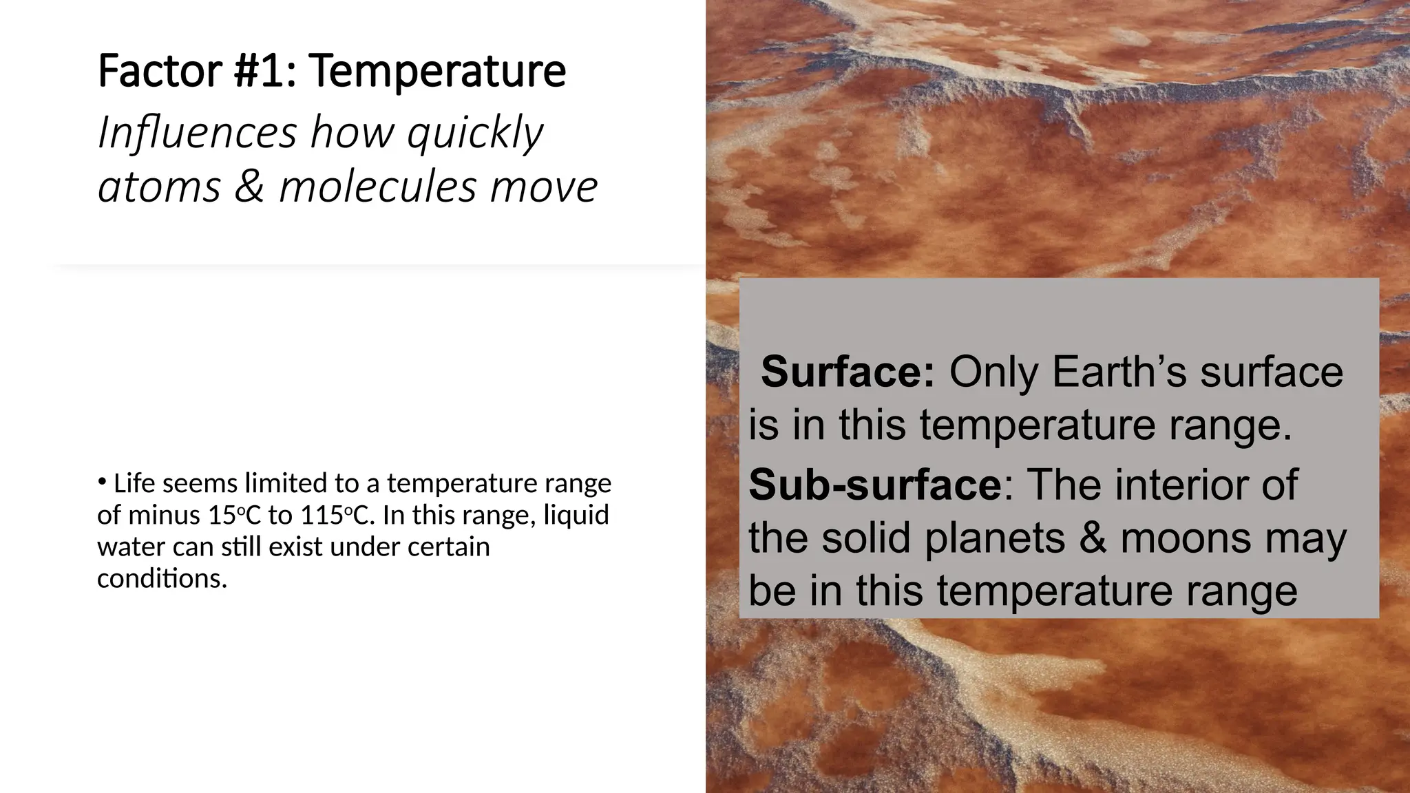 Factors that makes EARTH HABITABLE PLANET | PPTX