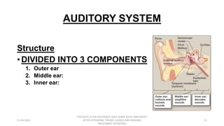 Sense of hearing , physiological anatomy anatomy ear | PDF