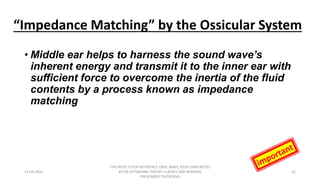 Sense of hearing , physiological anatomy anatomy ear | PDF