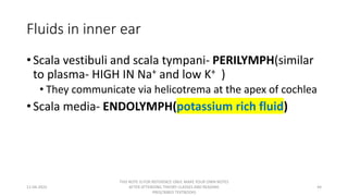 Sense of hearing , physiological anatomy anatomy ear | PDF