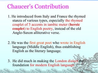 1. Geoffrey Chaucer and his canterbury tales.ppt