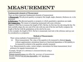 Measurement Techniques & quality control | PPTX