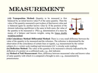 Measurement Techniques & quality control | PPTX