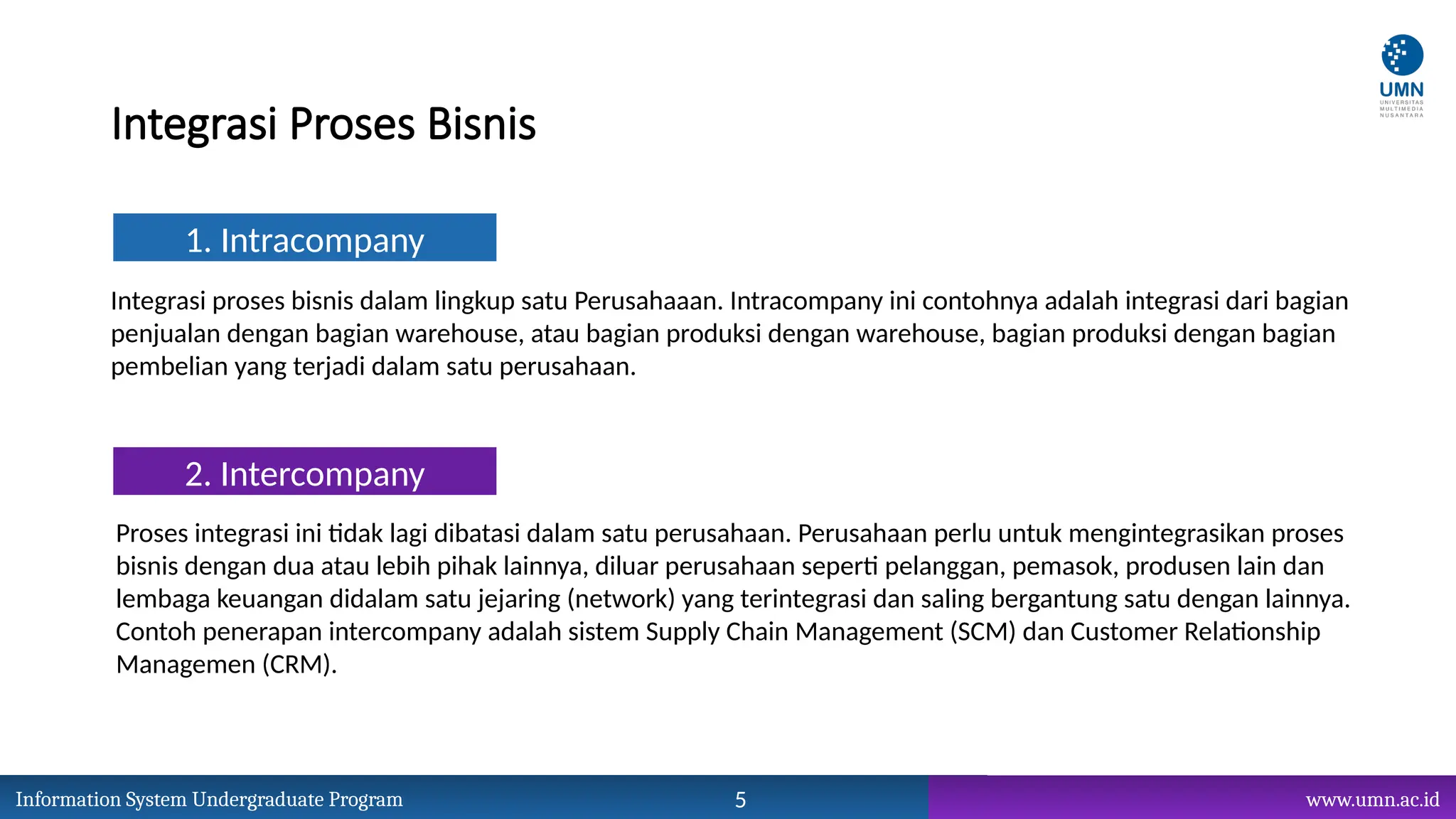 Integrasi Proses Bisnis dengan ERP (ERP Fundamental) | PPTX