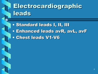 1. ecg_.ppt About ECG - angina pectoris myocardial infarction arterial ...