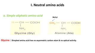 Amino acids chemistry (classification & biological peptides) | PDF