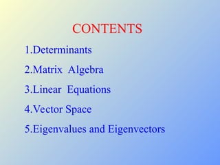 1.Introduction to Matrix for University students | PPT
