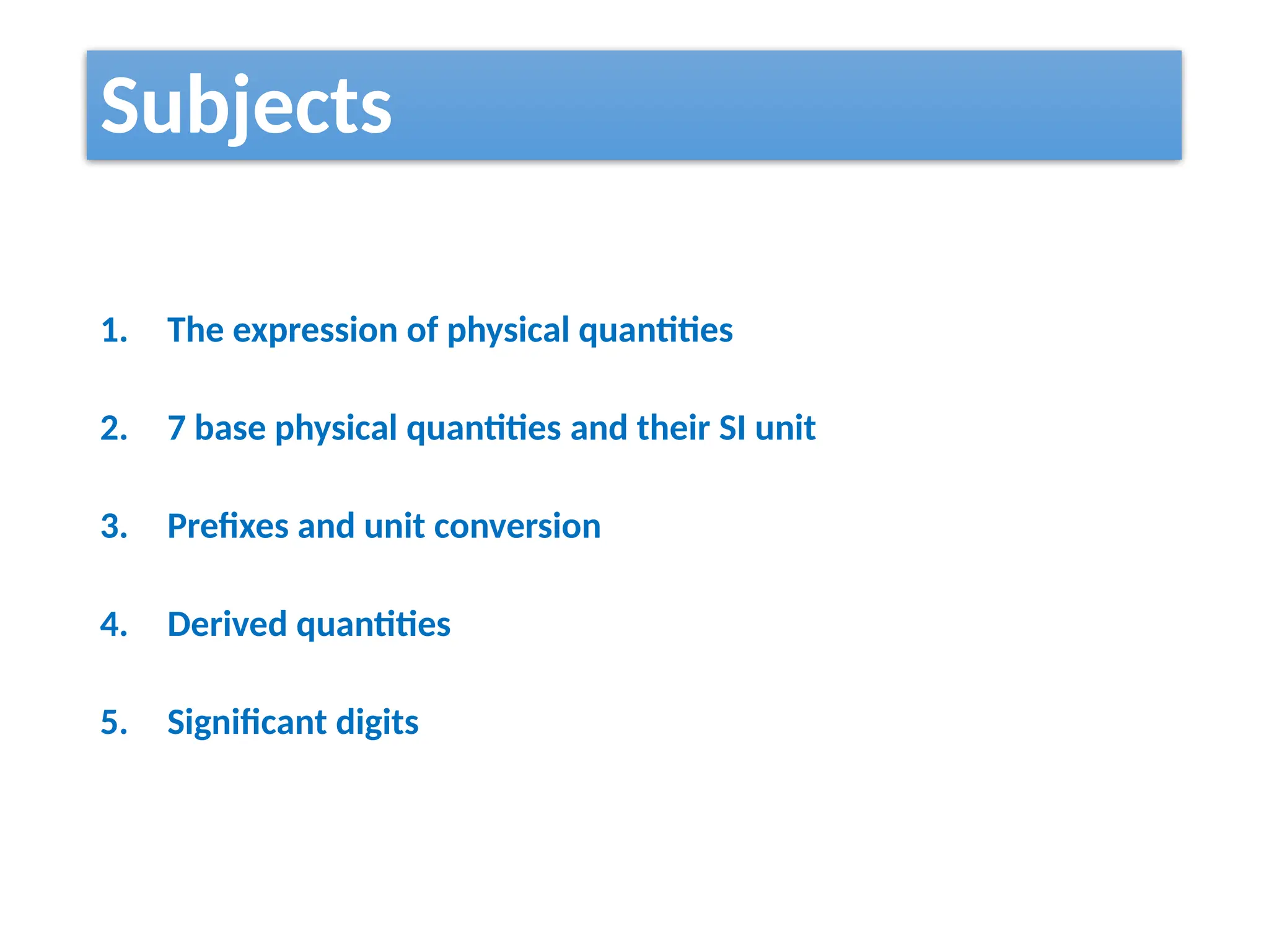 Understanding physical quantities and unit | PPTX