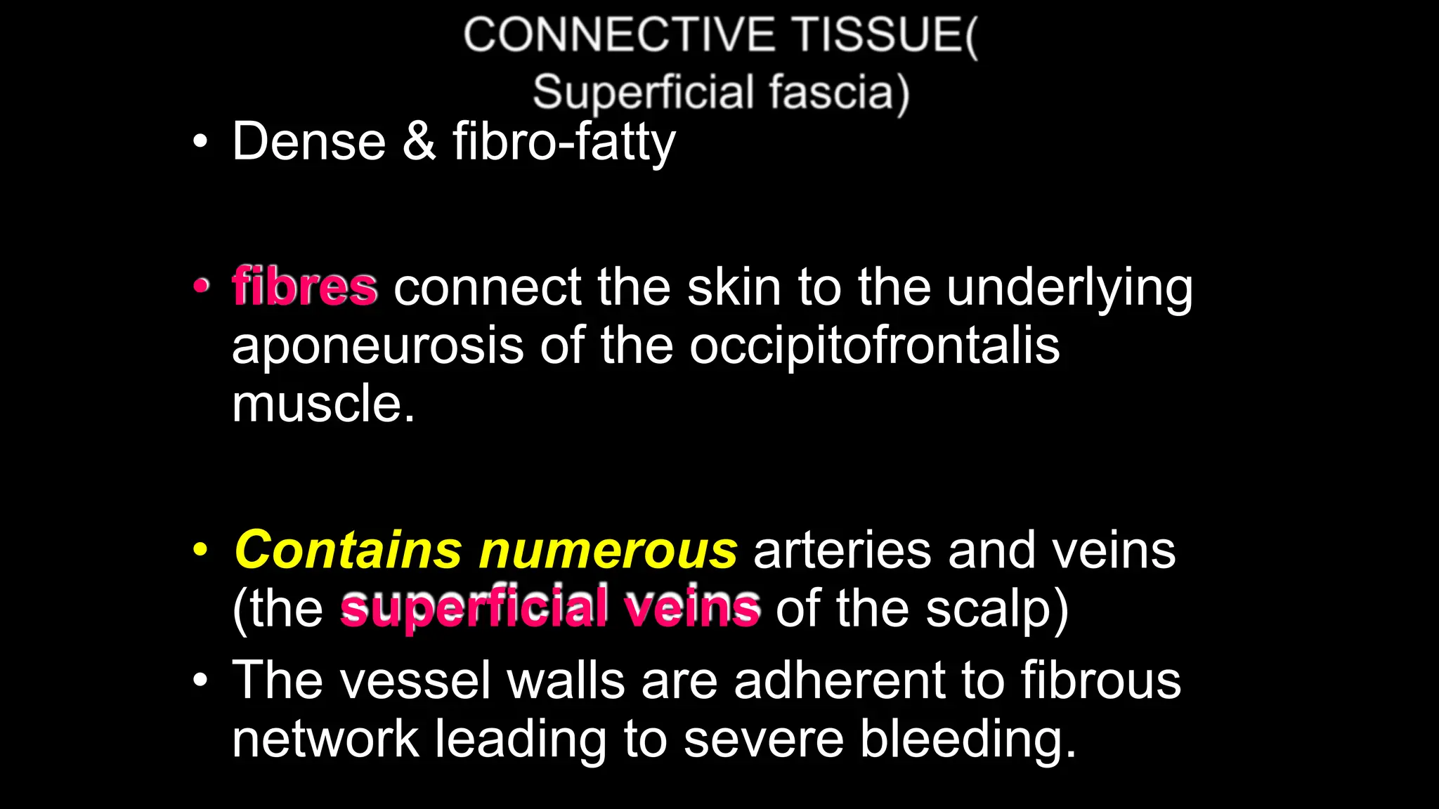 1. Scalp, layers and connections of scalp | PDF
