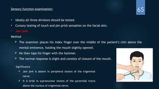 A seminar with detailed explanation of cranial nerves | PPTX