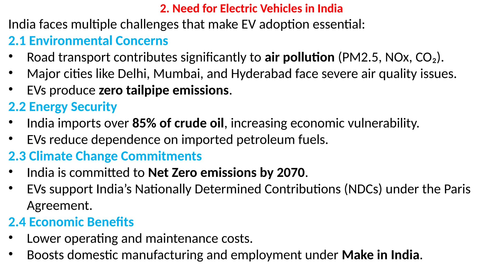 FUNDAMENTIALS OF ELECTRICAL VEHICLE Overview of Electric Vehicles in ...