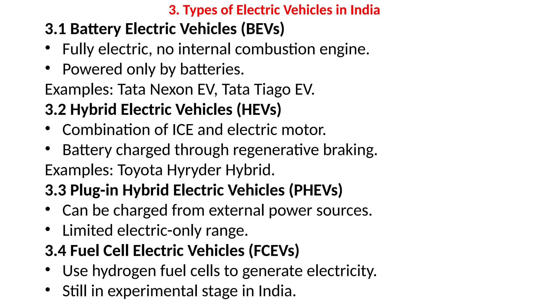 FUNDAMENTIALS OF ELECTRICAL VEHICLE Overview of Electric Vehicles in ...