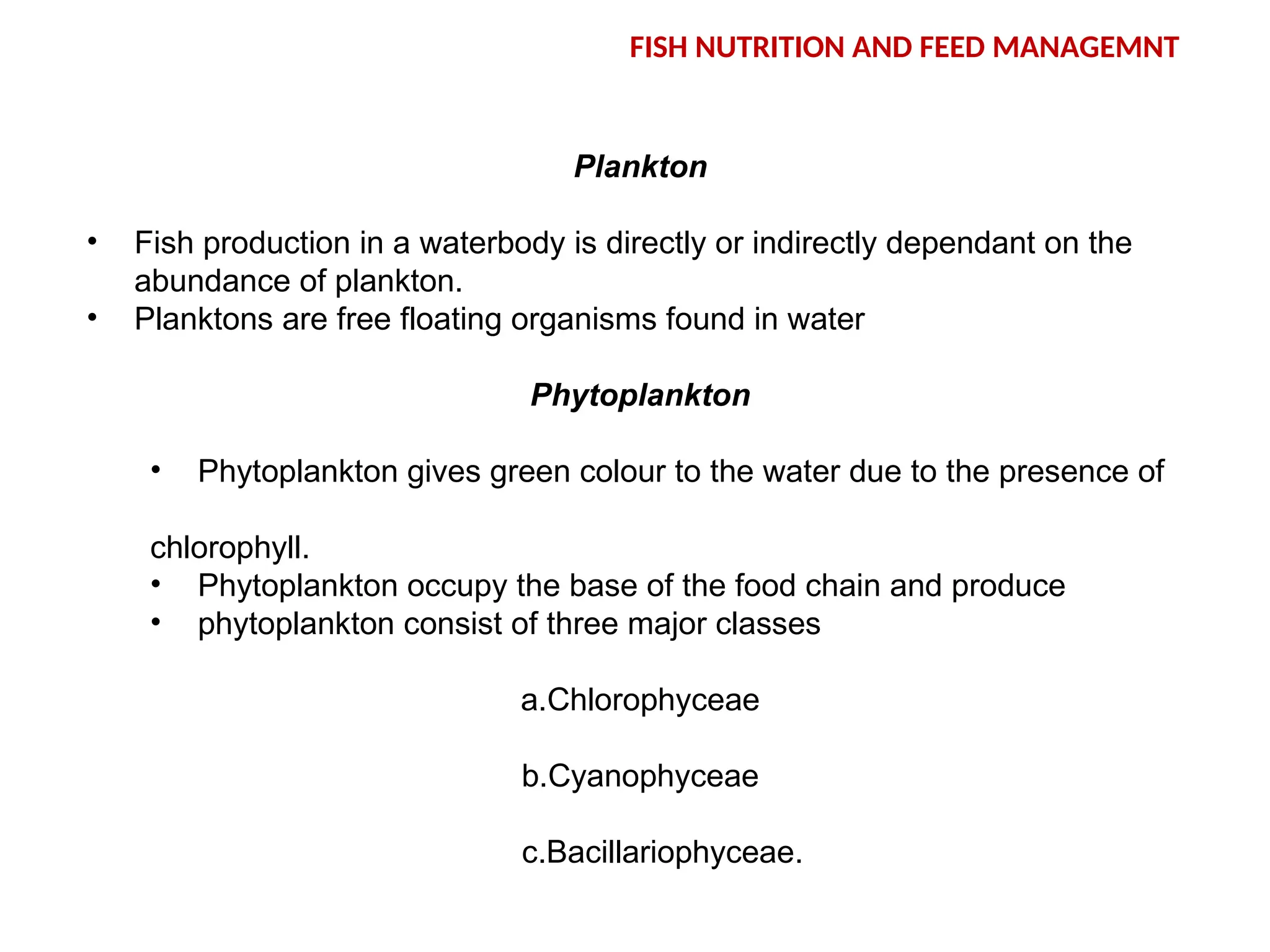 FISH NUTRITION AND FEED MANAGEMNT in aquaculture | PPT