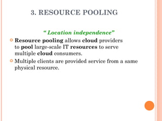 characteristics of cloud and features of cloud | PPT