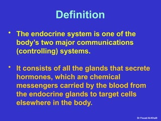 Endocrine System - General.- about endocrine | PPTX