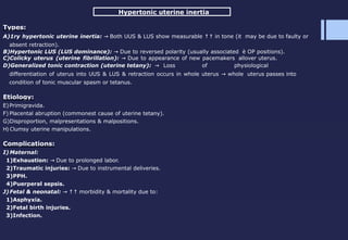 1.pptxabnormal uterine action gynecology | PPTX