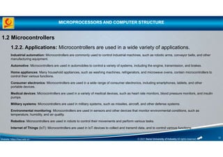 Overview of microprocessors and computer architecture | PDF