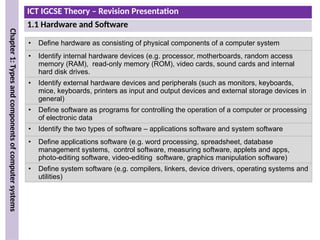 Hardware and software presentation in computer | PPTX