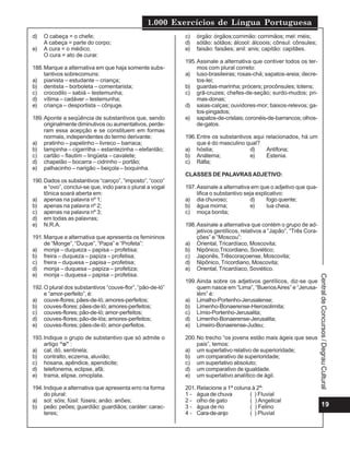 1000 Exercícios de Língua Portuguesa 2 | PDF