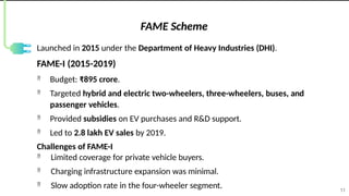 Introduction to electric vehicles and its importances | PPTX