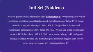 1. Biologi Sel - Inti Sel dan Bagiannya.pptx