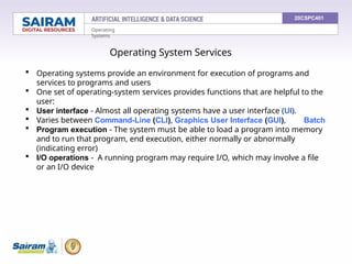 1.4 Operating system overview-objectives and functions - Evolution of ...