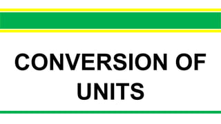 Conversion of Units, Physics, Acceleration | PPTX