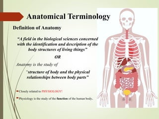 1. introduction to human anatomy and physiology | PPT