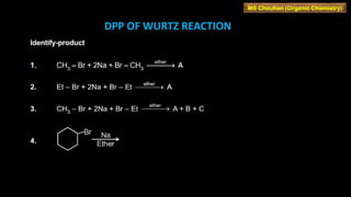 Detailed DPP of Wurtz Reaction in Organic Chemistry by MS Chouhan | PDF