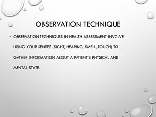 Comprehensive Health Assessment: Principles, Techniques, and Nursing ...