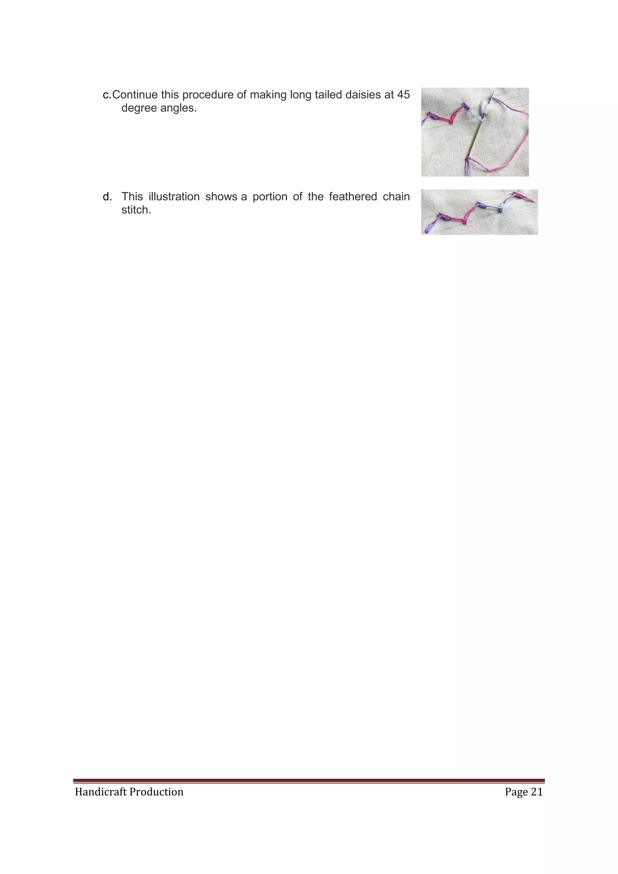 K-12 Module in T.L.E. Grade 8 Second Grading (Handicrafts) | PDF