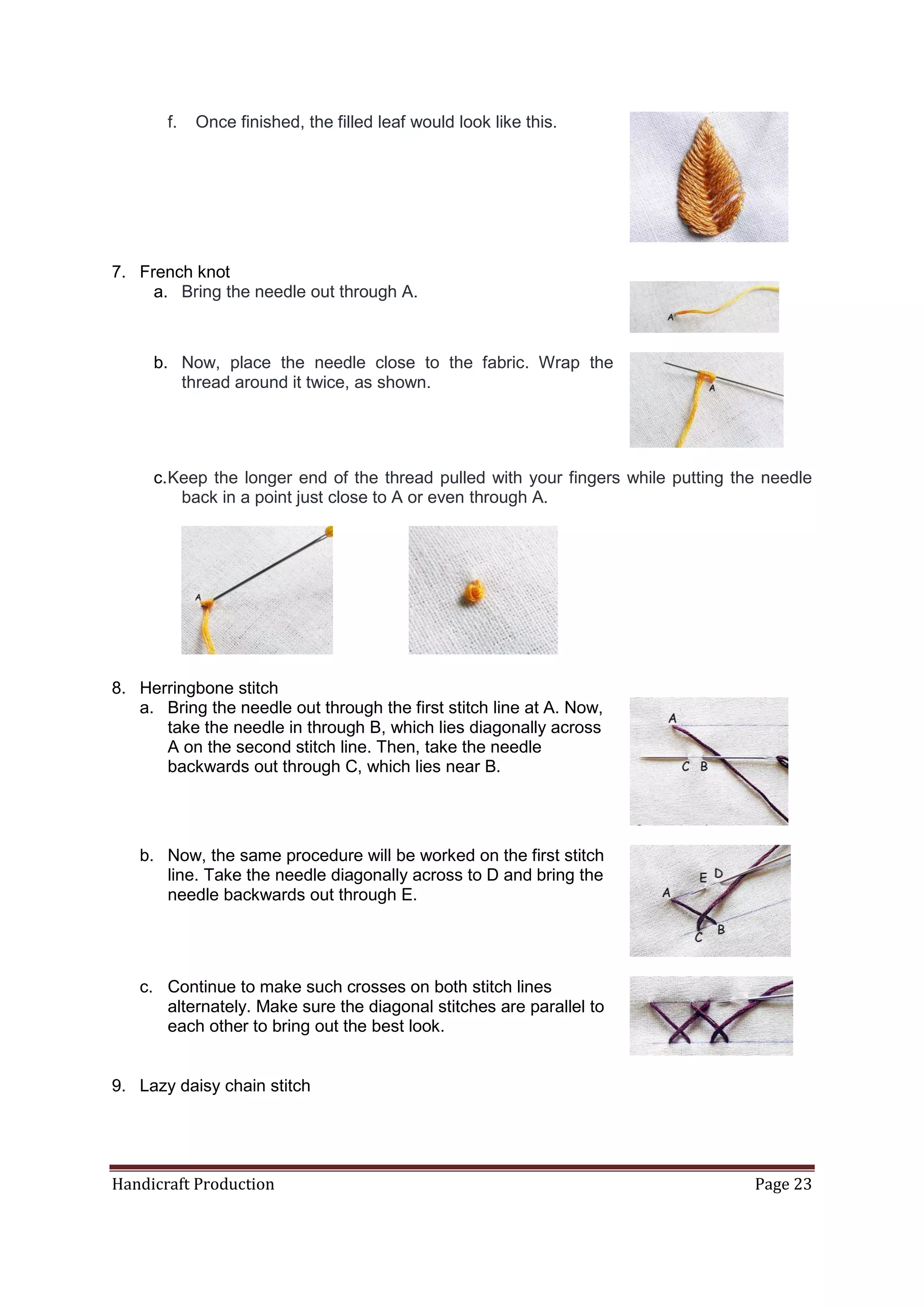 K-12 Module in T.L.E. Grade 8 Second Grading (Handicrafts) | PDF