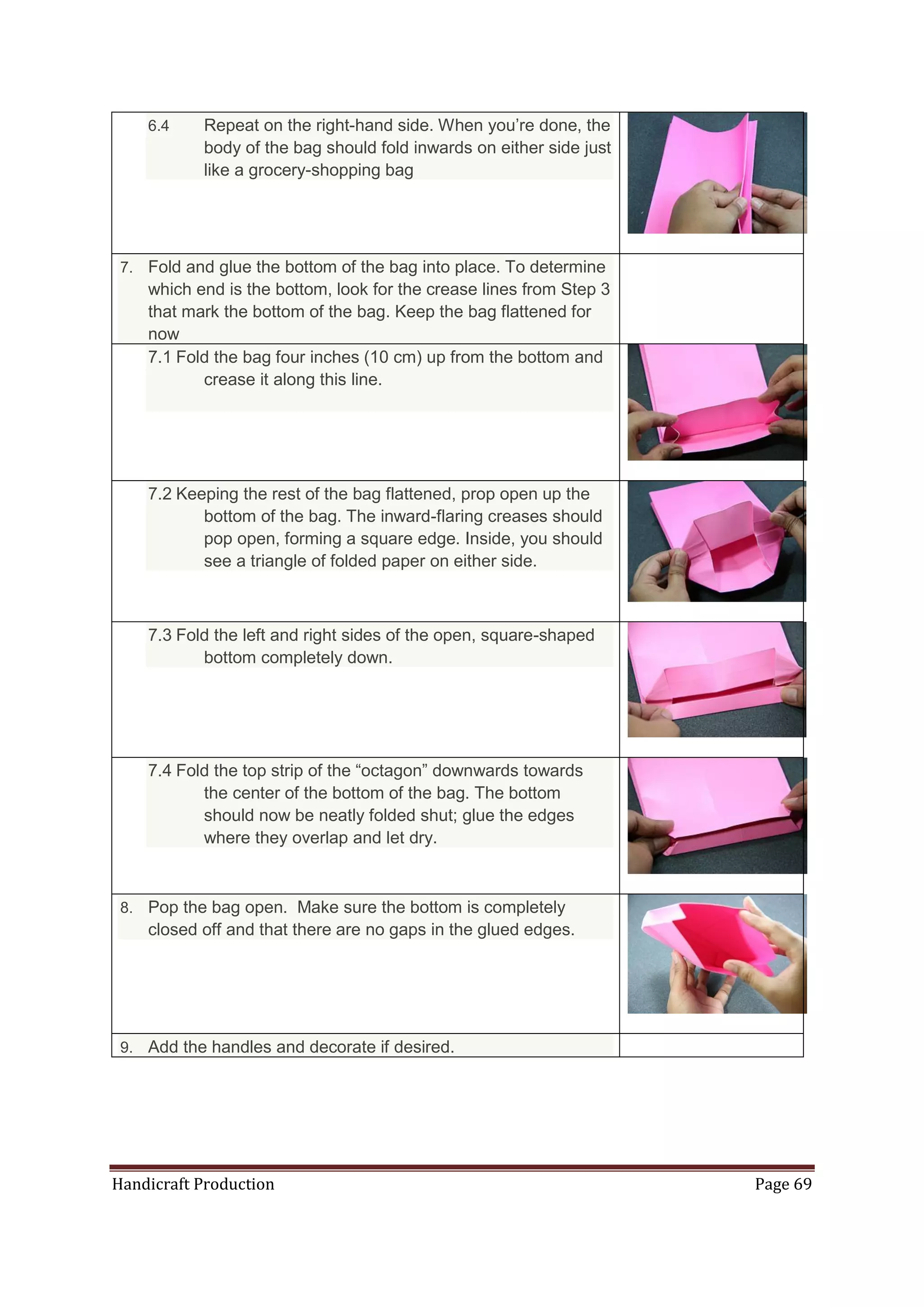 K-12 Module in T.L.E. Grade 8 Second Grading (Handicrafts) | PDF