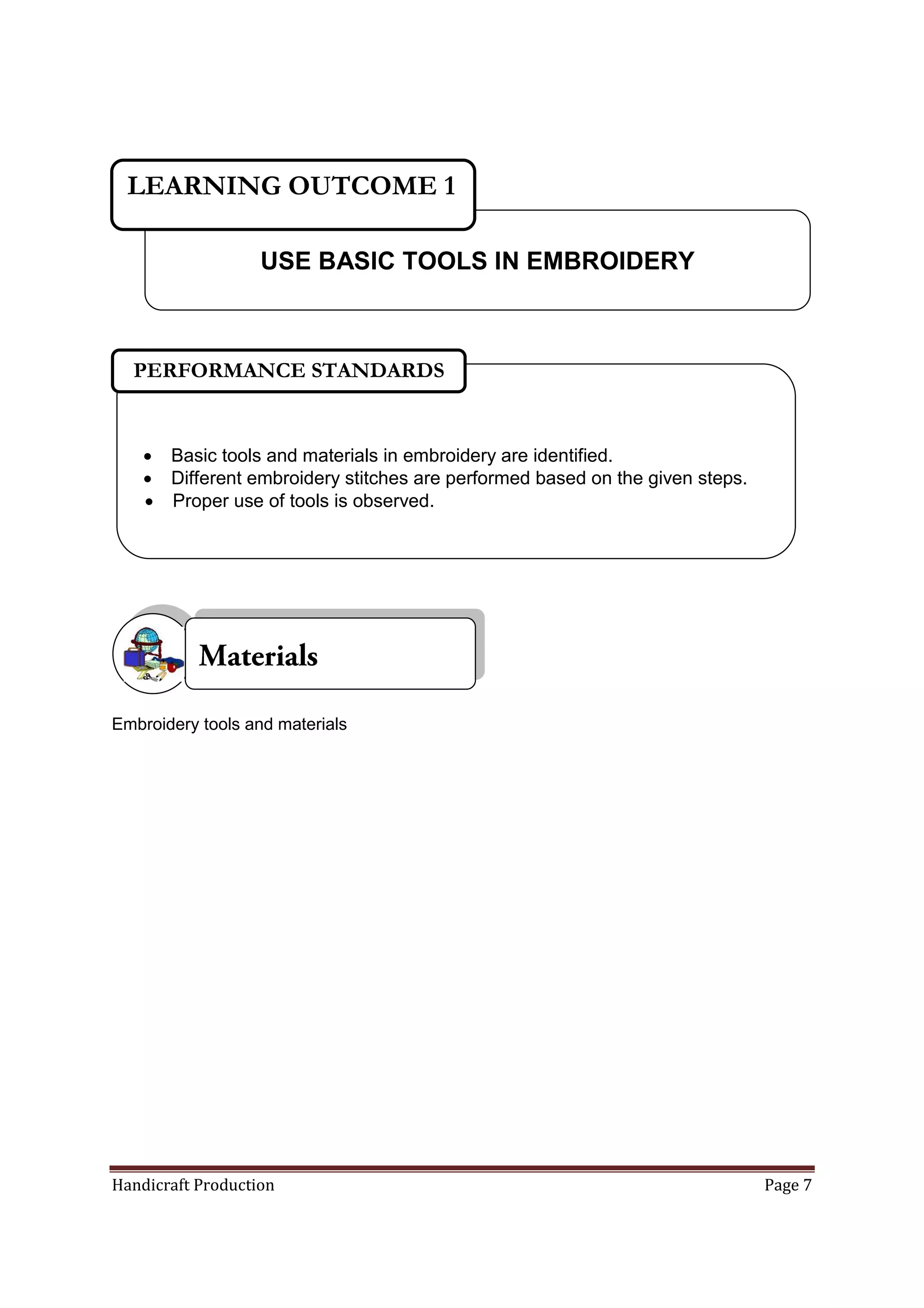 K-12 Module in T.L.E. Grade 8 Second Grading (Handicrafts) | PDF