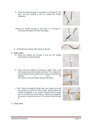 K-12 Module in T.L.E. Grade 8 Second Grading (Handicrafts) | PDF