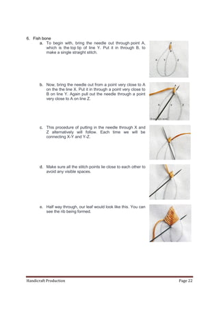 K-12 Module in T.L.E. Grade 8 Second Grading (Handicrafts) | PDF